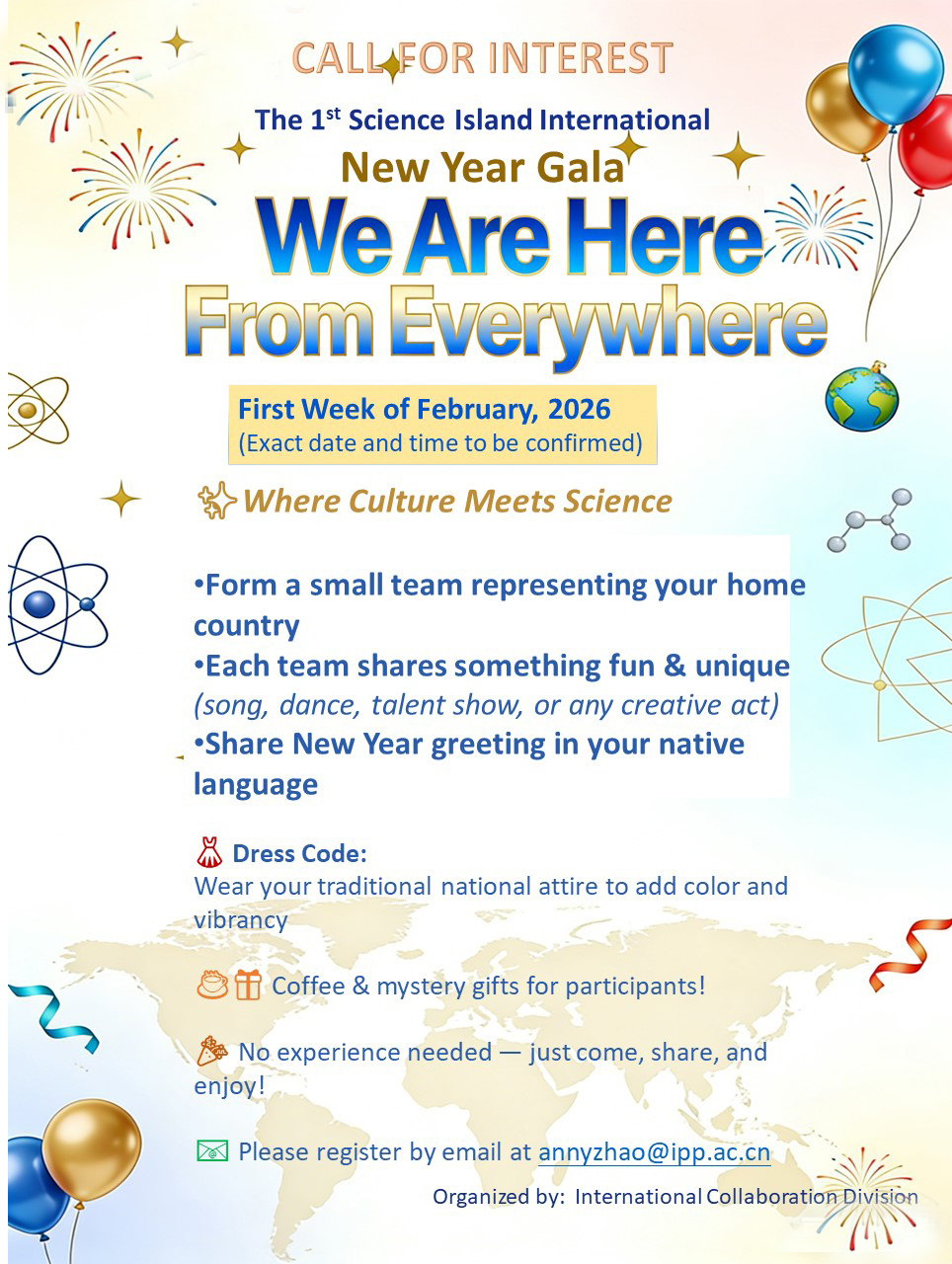 We are Here, from Everywhere----Hefei Institutes of Physical Science ...